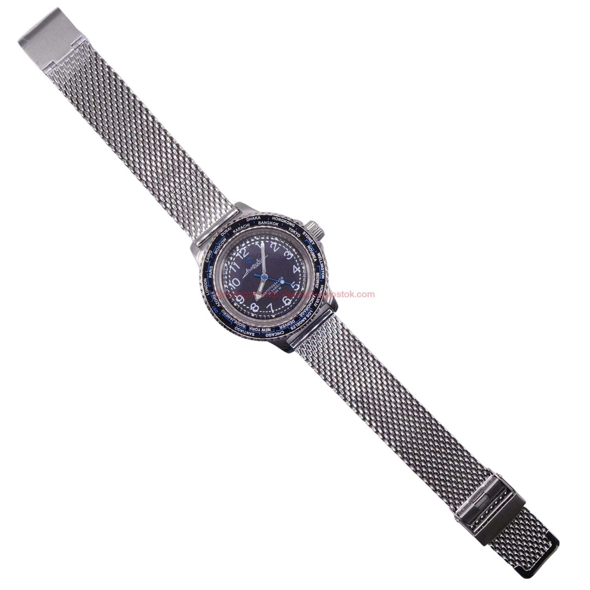 Vostok Amphibian Classic 120811 with Auto-Self Winding MOD + Bezel + M