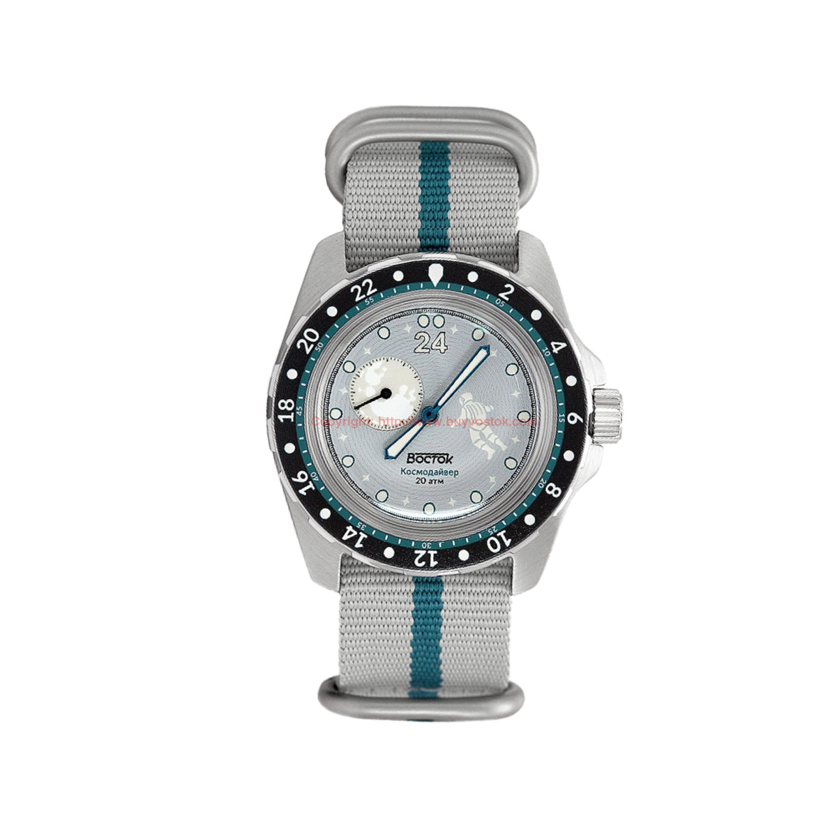 Vostok Amphibian Classic 14039B Luna Dude 2.0 with Auto-Self Winding
