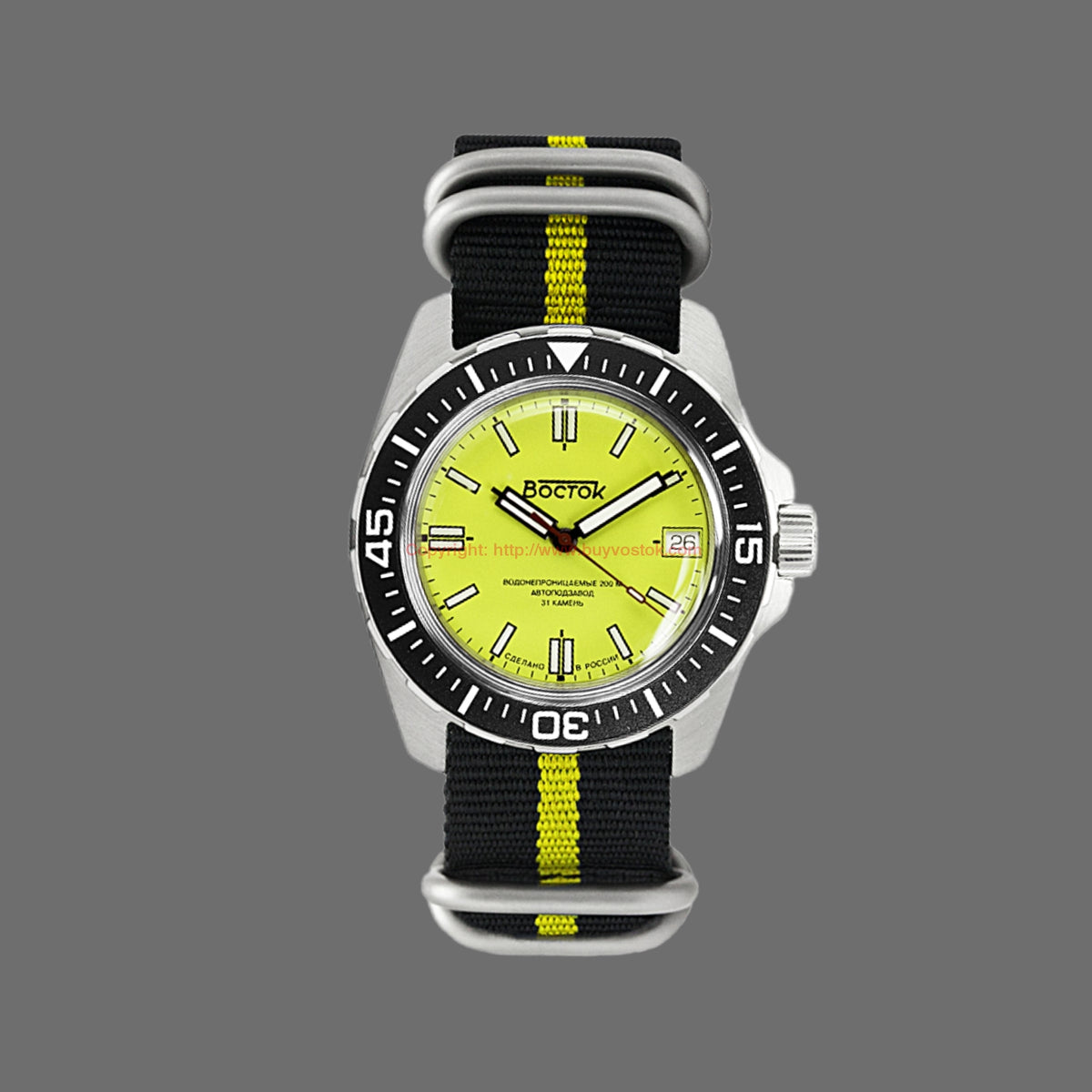 Vostok Amphibian Classic 14050B with Auto-Self Winding