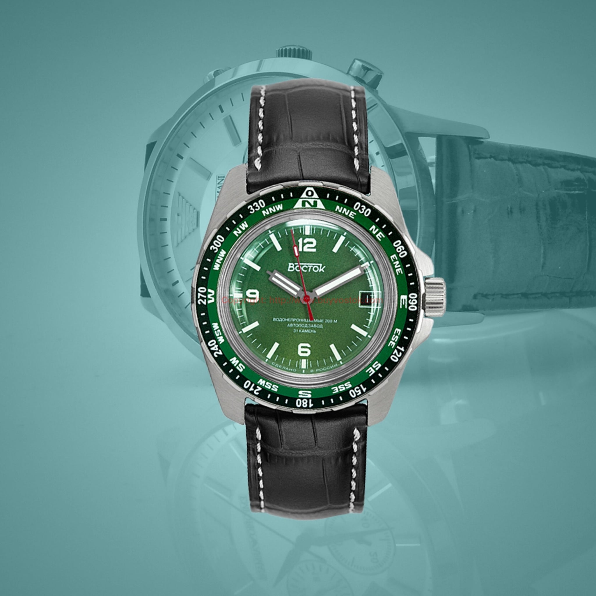 Vostok Amphibian Classic 14052B with Auto-Self Winding