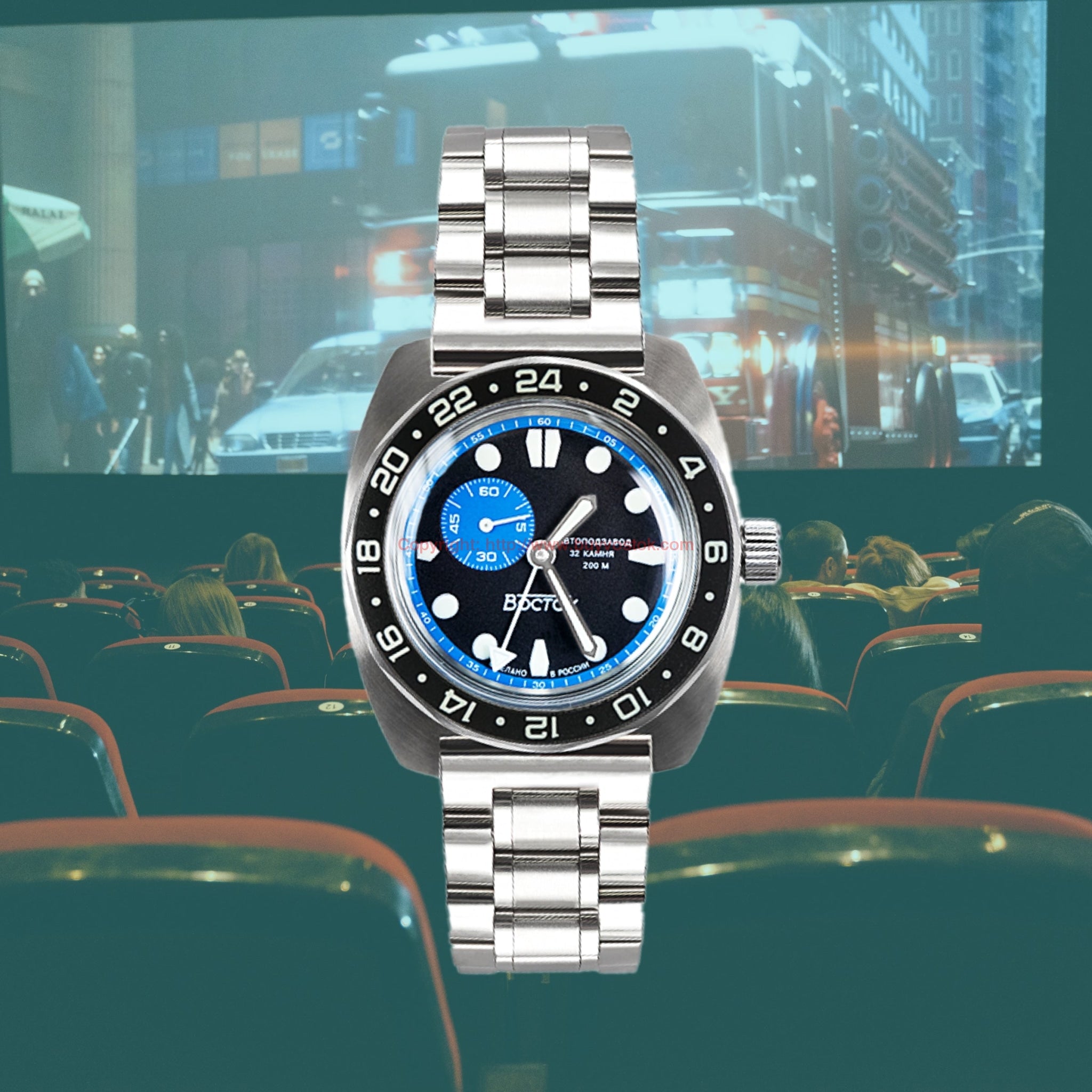Vostok Amphibian Classic 17034B with Auto-Self Winding