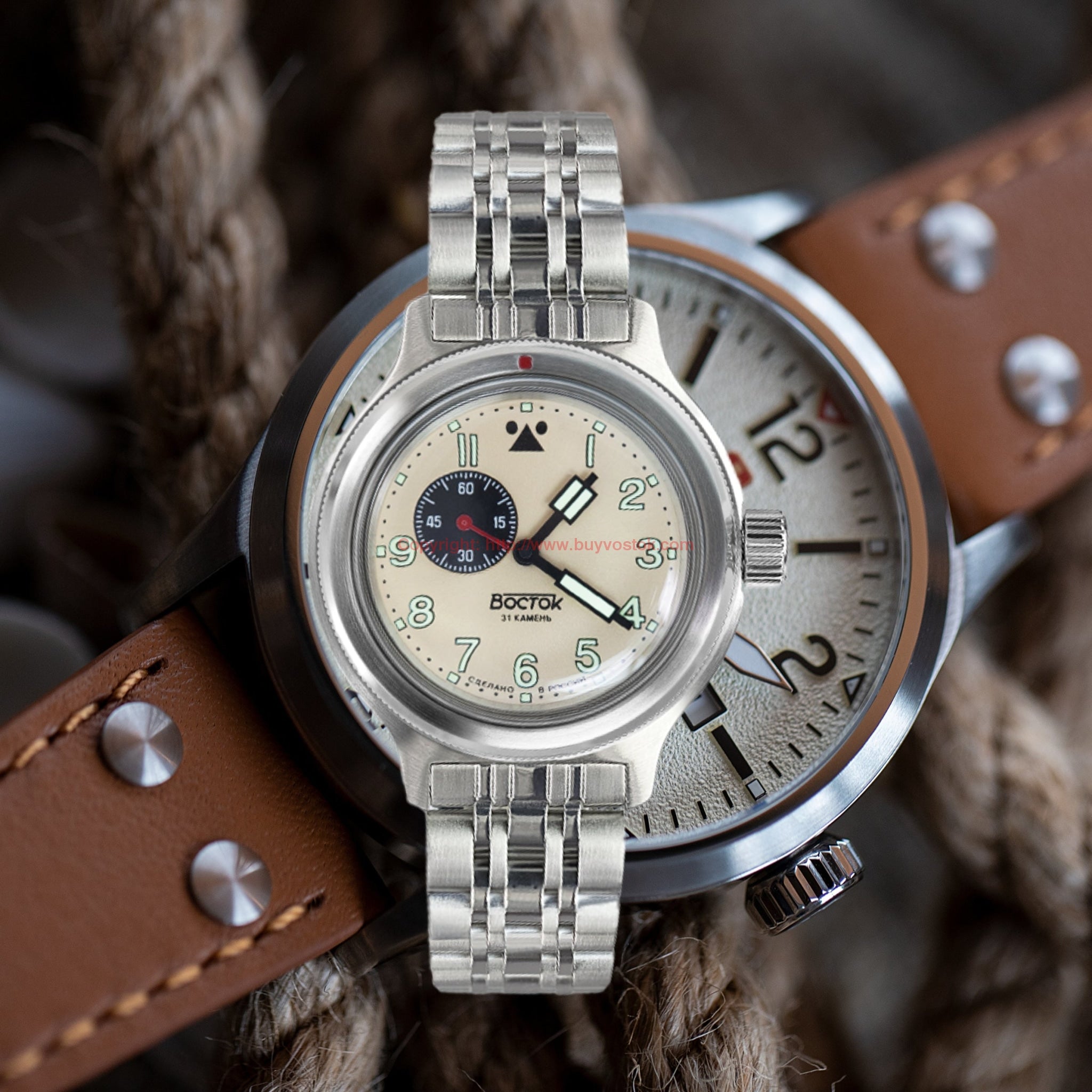 Vostok Amphibian Classic 72095A with Auto-Self Winding