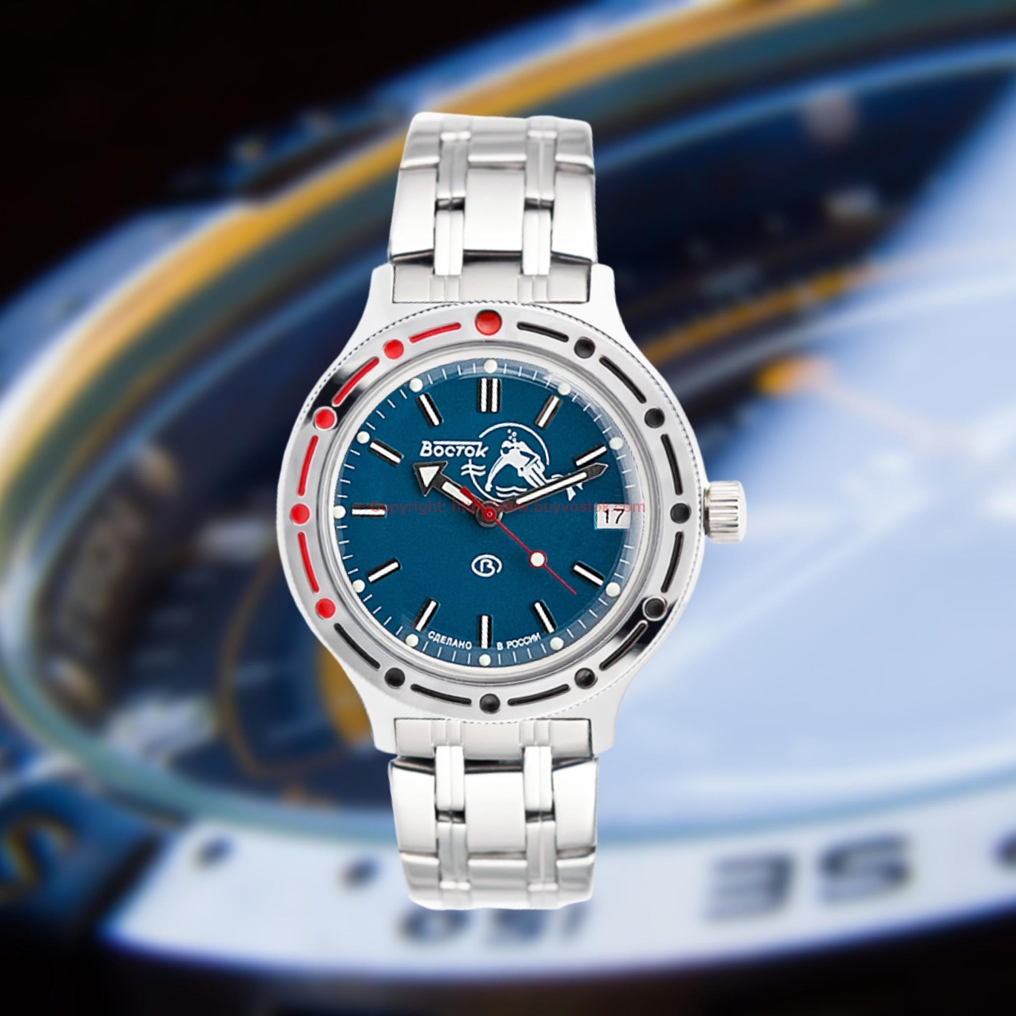 Vostok Amphibian Classic Scuba Dude 420059 with Auto-Self Winding