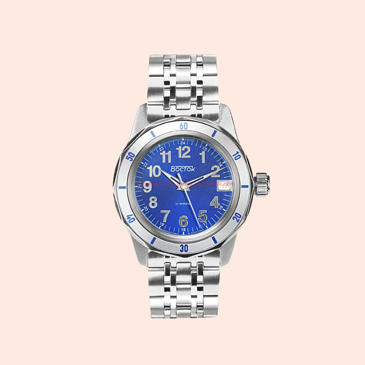 Vostok Amphibian Megapolis 79015A with Auto-Self Winding